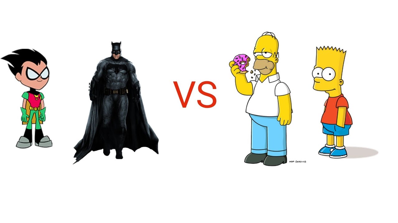 mugen Batman/robin vs Homer/bart - YouTube