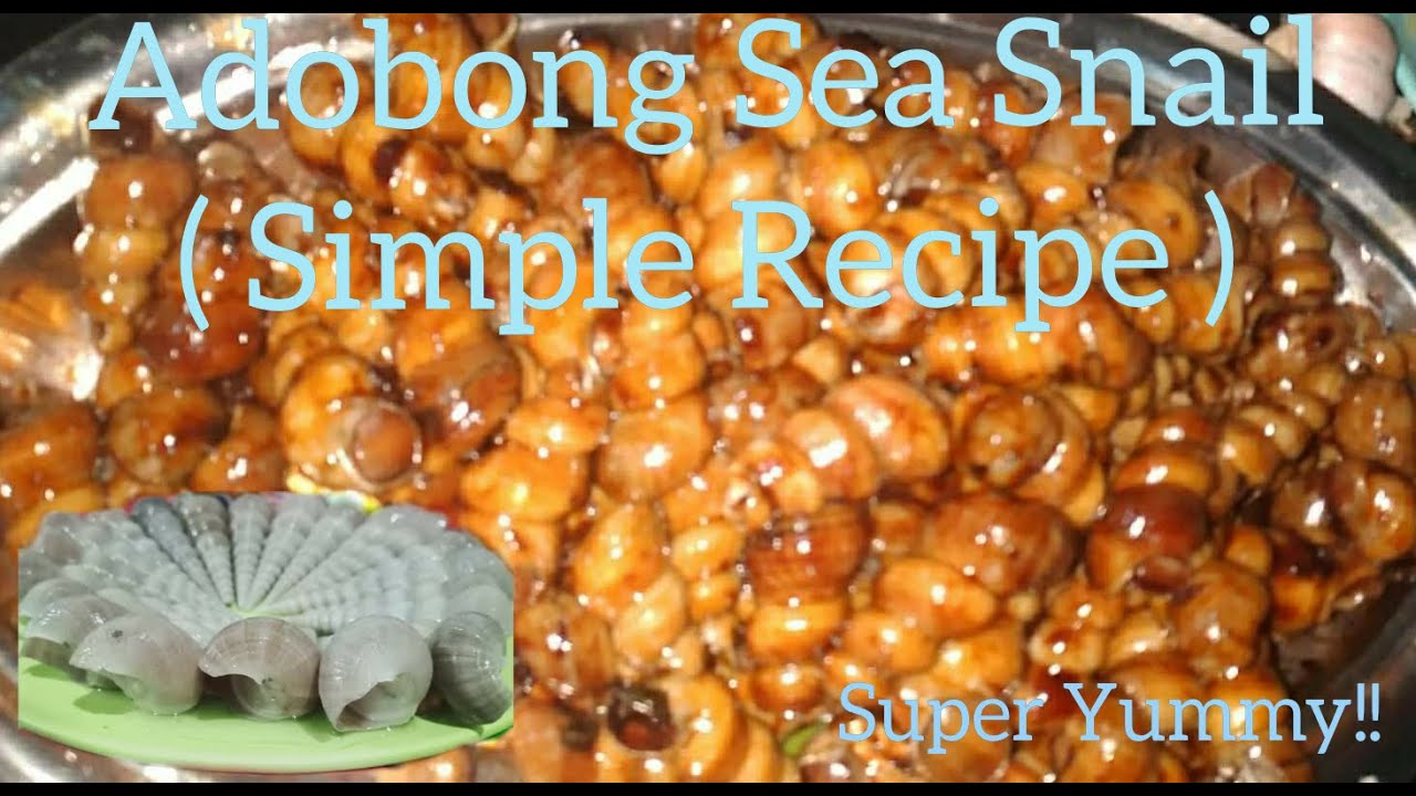 Adobong Sea Snail ( Simple Recipe ) - YouTube