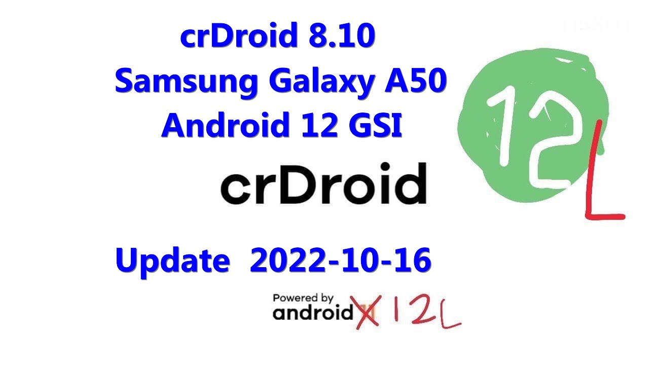مراجعة الروم المعدل Review Rom crDroid 8.10 Samsung Galaxy A50 Android ...