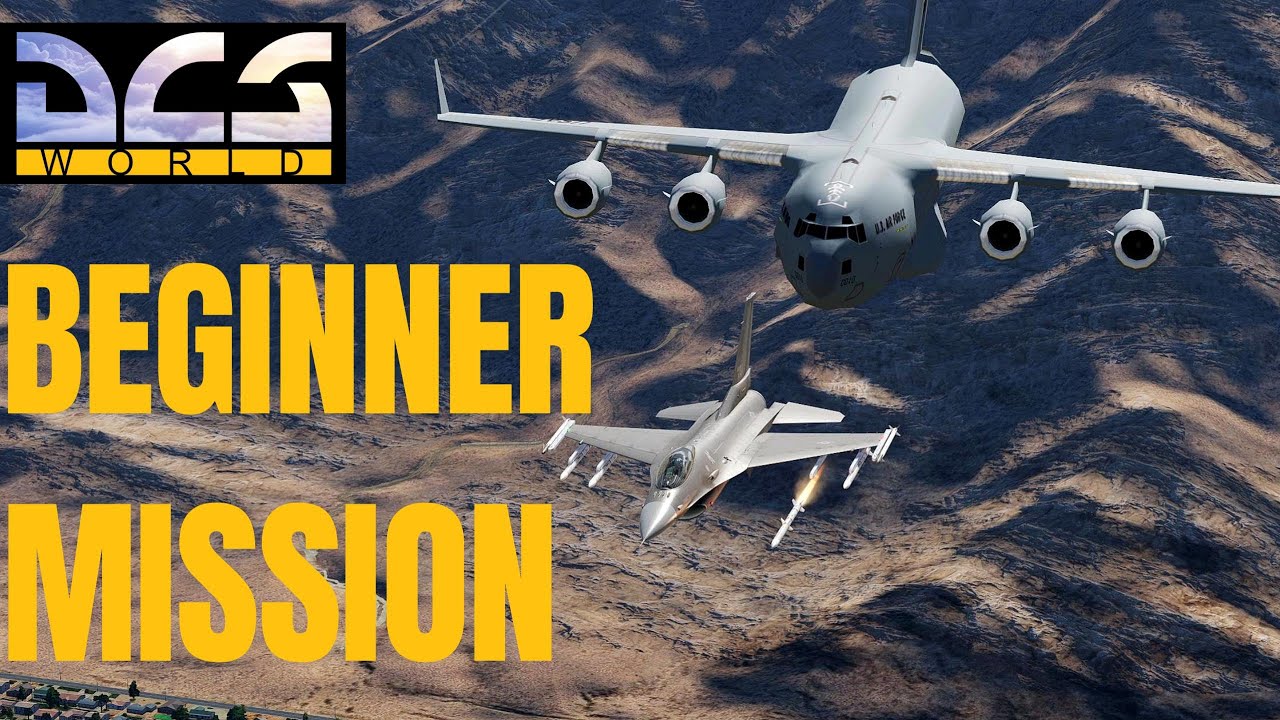 Easy DCS mission for beginner F-16 Viper pilots | Protect the President ...