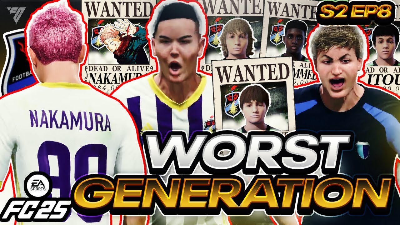 FC 25 THE WORST GENERATION | FC 25 Create A Club Career Mode Season 2 ...