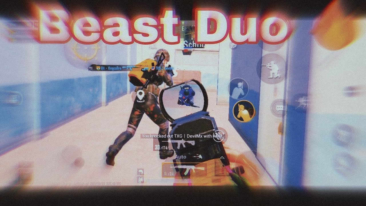 Beast Duo Ever 🔥 || 2 v 4 Fighting with whole server || - YouTube