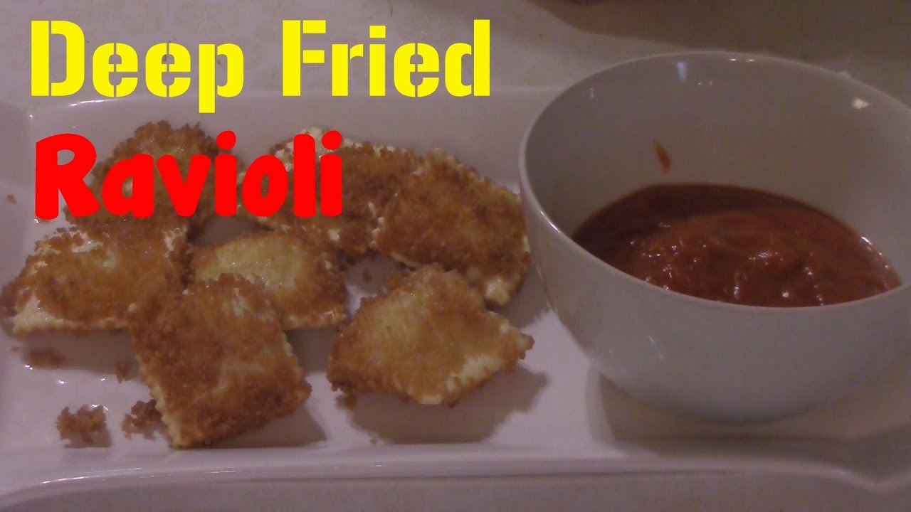 How to make Deep Fried Ravioli 1 - YouTube