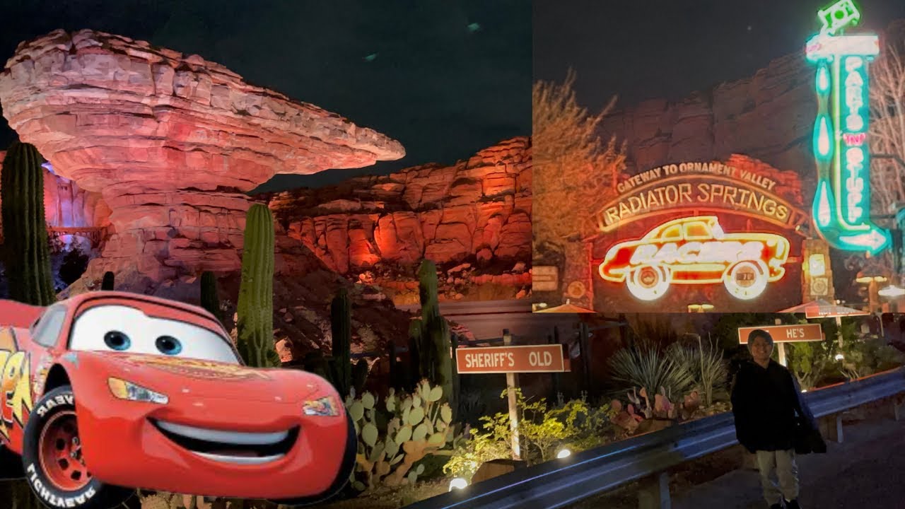 Radiator Springs Racers at Night 2 - Cali Trip Spring (March) 2023 - 03 ...