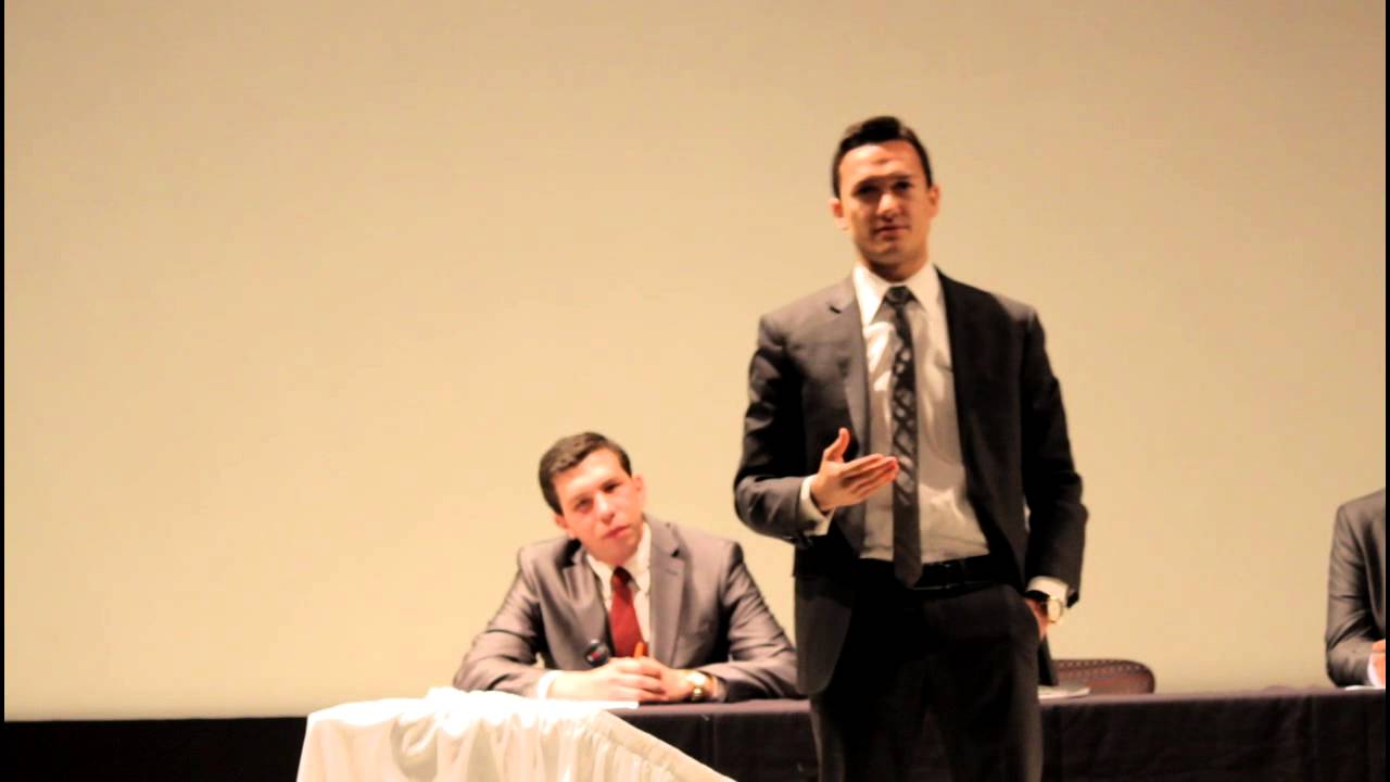 Robert Dominguez Student Government debate highlights - YouTube