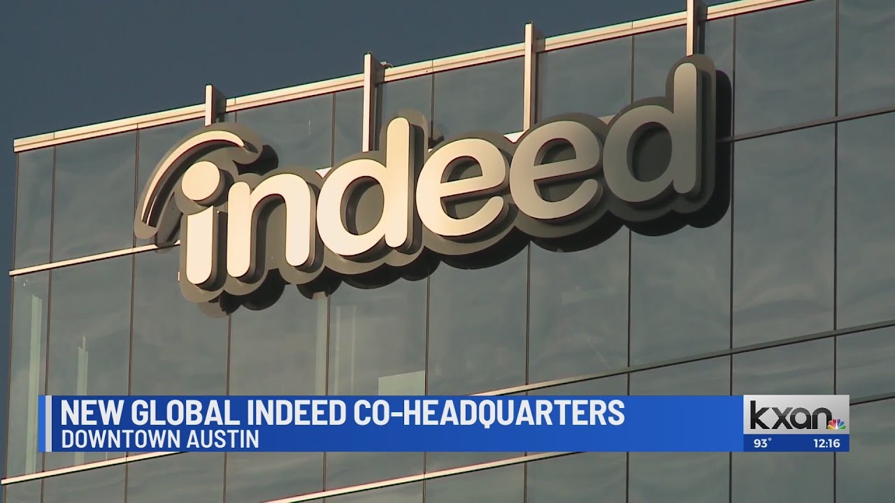 Indeed unveils new global co-headquarters in downtown Austin - YouTube