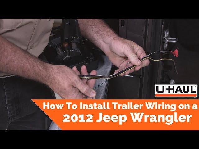 2012 Jeep Wrangler Trailer Wiring Installation YouTube