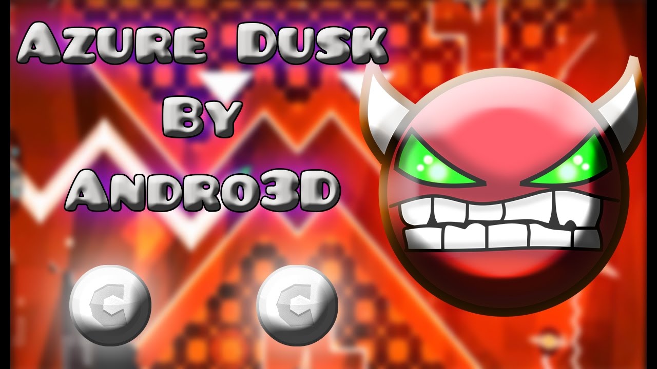 Azure Dusk || Demon || Geometry Dash 2.01 || SirSebasT - YouTube