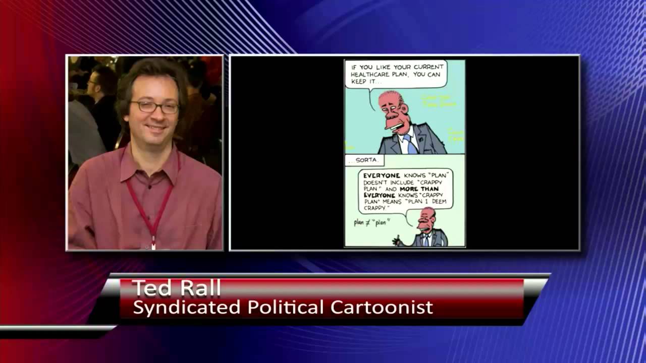 Ted Rall | Obamacare Controversial Cartoon of Pres. Obama - YouTube