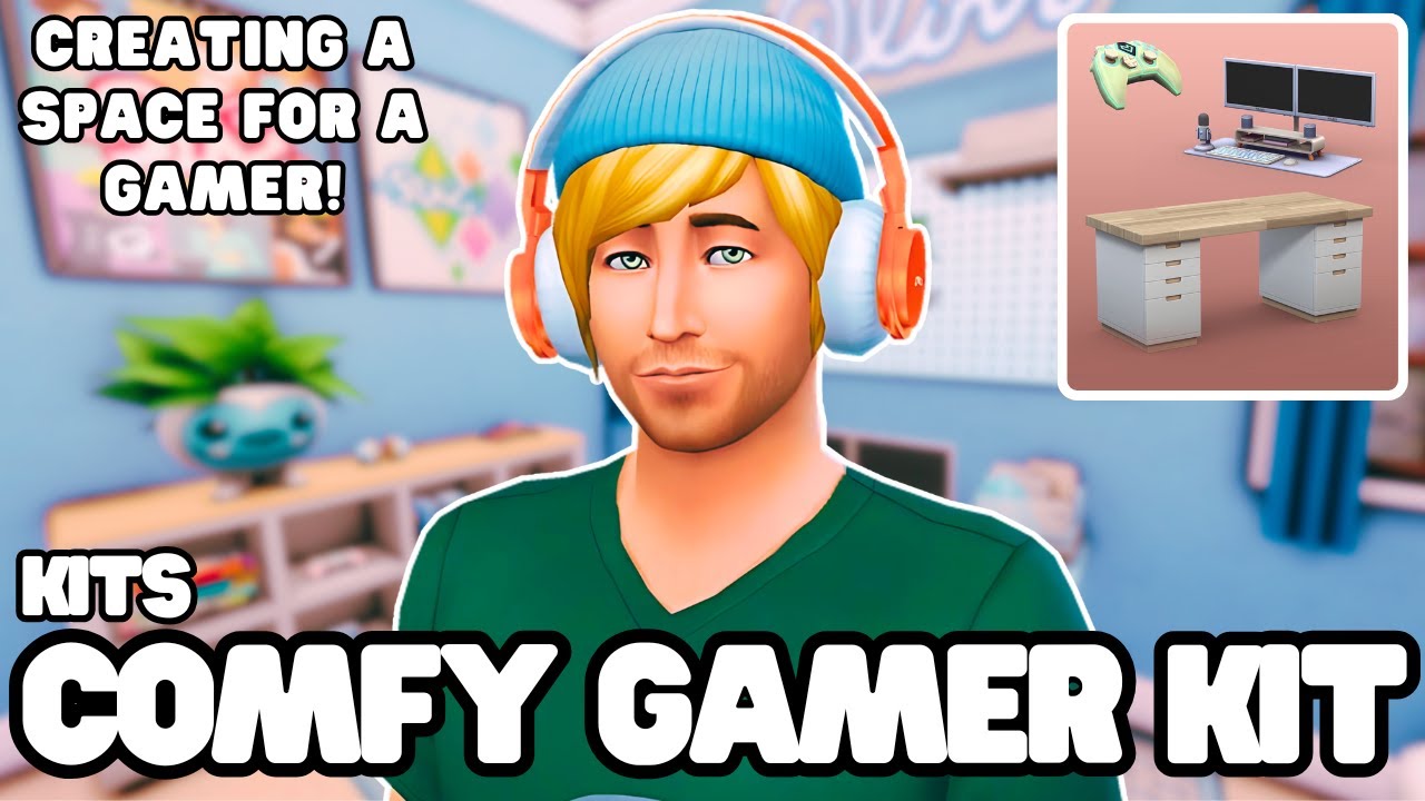 Testing Out The Comfy Gamer Kit🕹️| The Sims 4 - YouTube