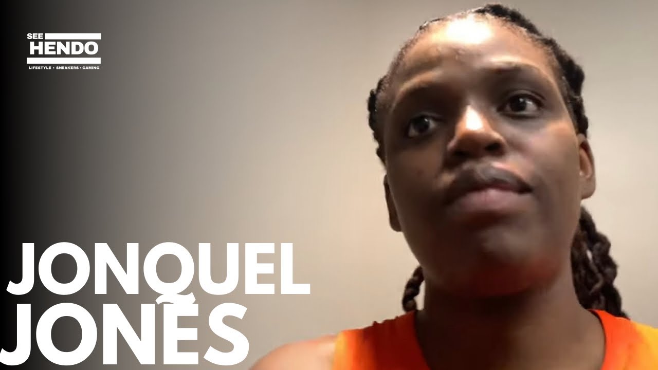 Jonquel Jones Talks Sneakers , WNBA on NBA 2k and NBA LIVE,Kevin Durant ...