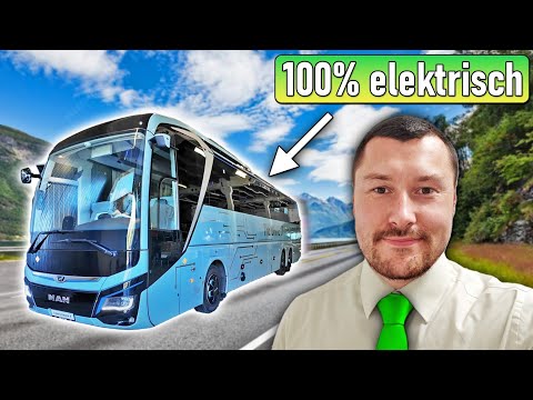 NEUER JOB als ELEKTRO-FERNBUSFAHRER mit dem MAN Lion's Coach E