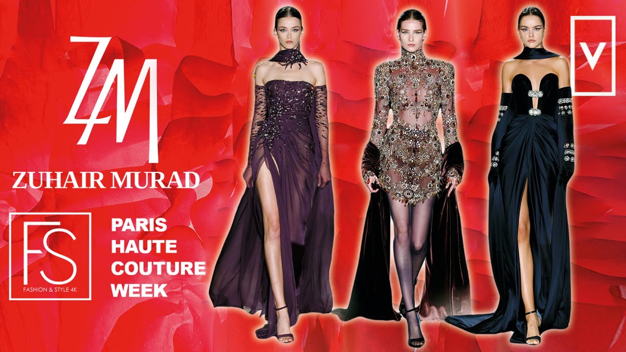 ZUHAIR MURAD COUTURE Paris Couture Fashion Week VERTICAL SHOW Anne ...