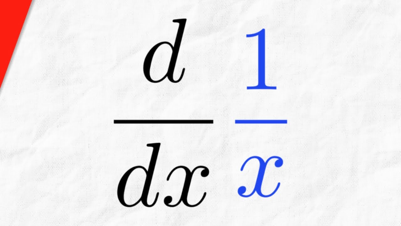 Derivative Of 1 x With Power Rule Calculus 1 Exercises YouTube