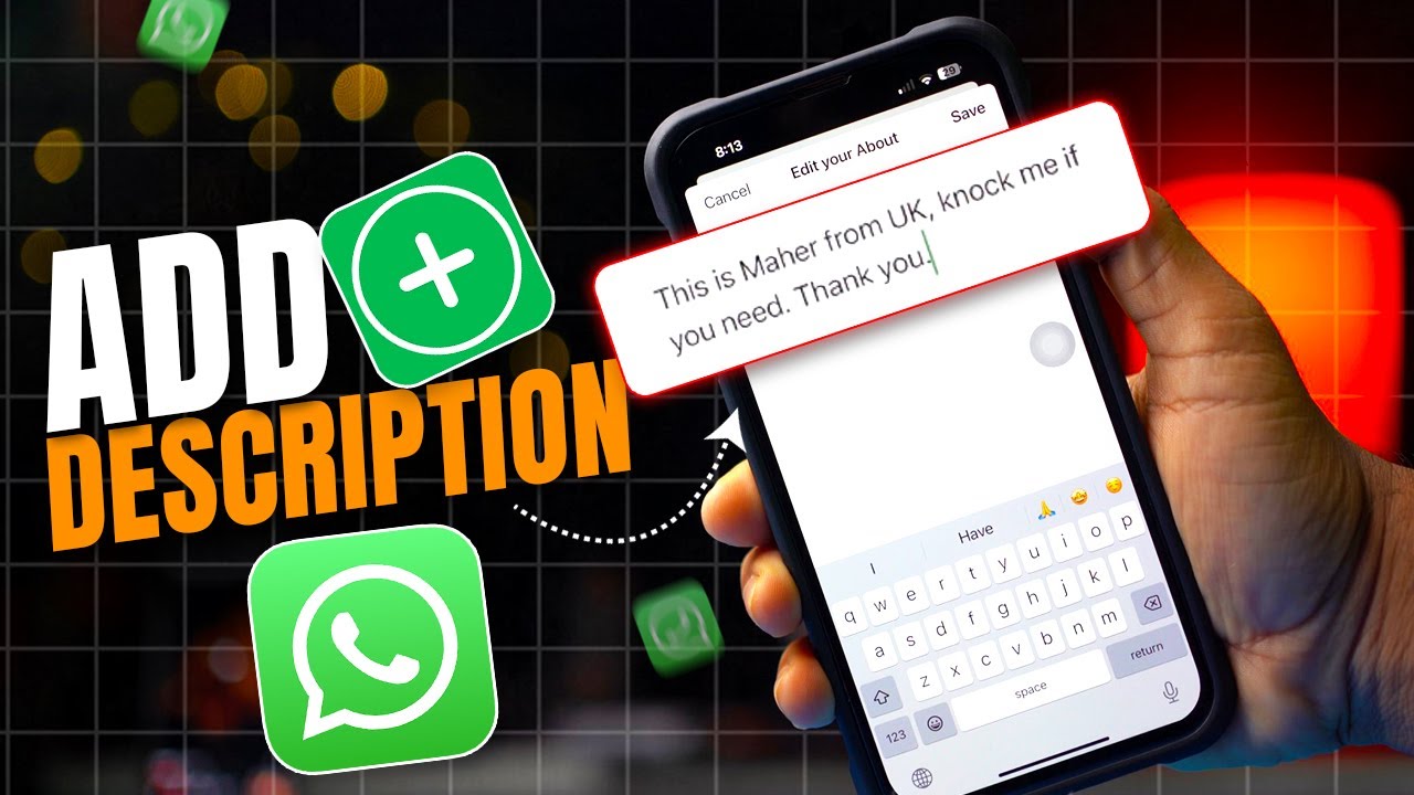 How to Add Bio or Description on WhatsApp | Set WhatsApp About Status ...