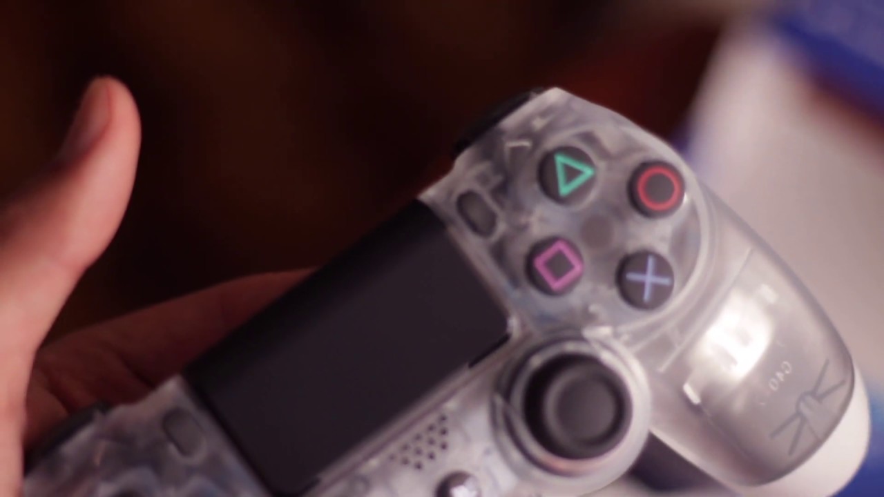 Unboxing Control Crystal Dualshock 4 - 50mm - YouTube
