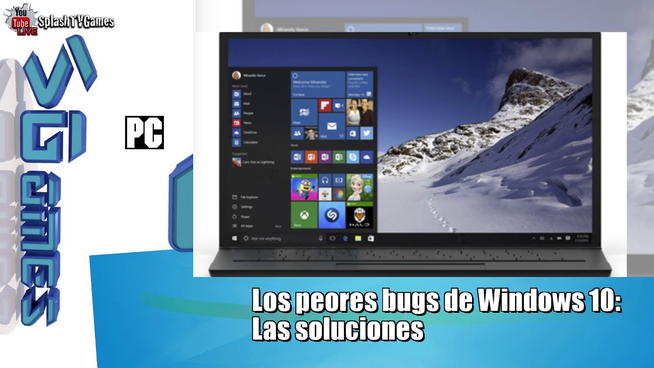 Los 10 peores bugs de Windows 10: Las soluciones - YouTube