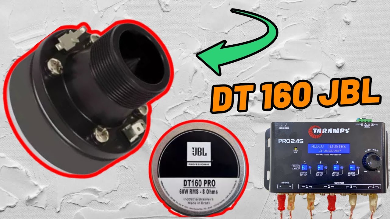 Driver Jbl Dt160 Pro 60w Rms 8 Ohms - QUAL CORTE DE FREQUENCIA TOP # ...