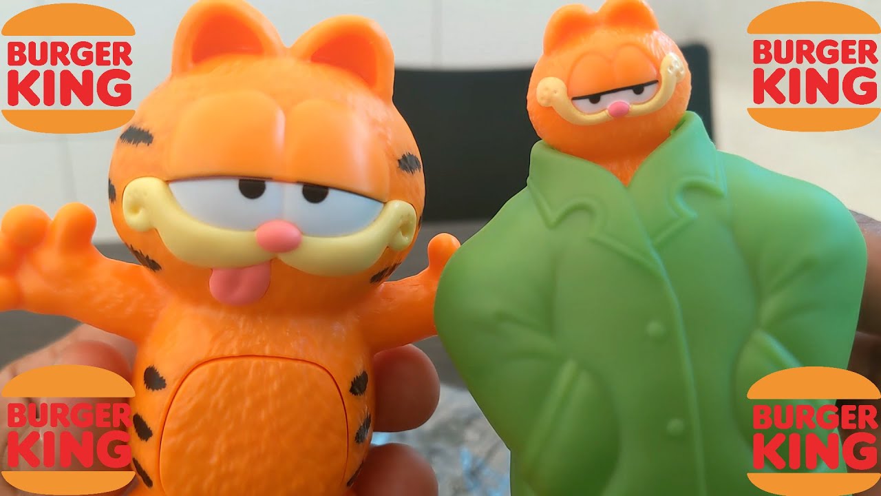 Garfield La Película Juguetes De Burger King (Mayo/Junio 2024) Parte 3 ...