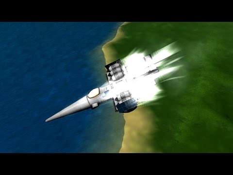 KSP - Juno Supercruise Testvehicle over 500m/s - YouTube