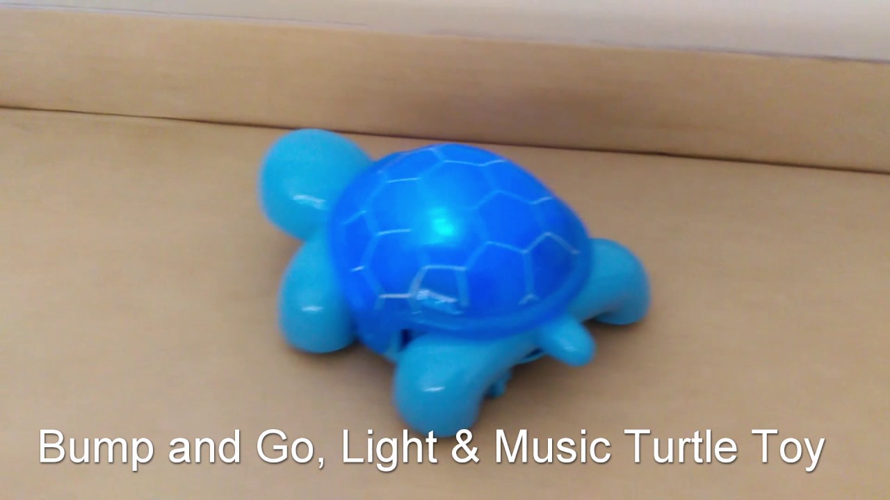 Bump & Go Turtle Toy with Light and Music - YouTube