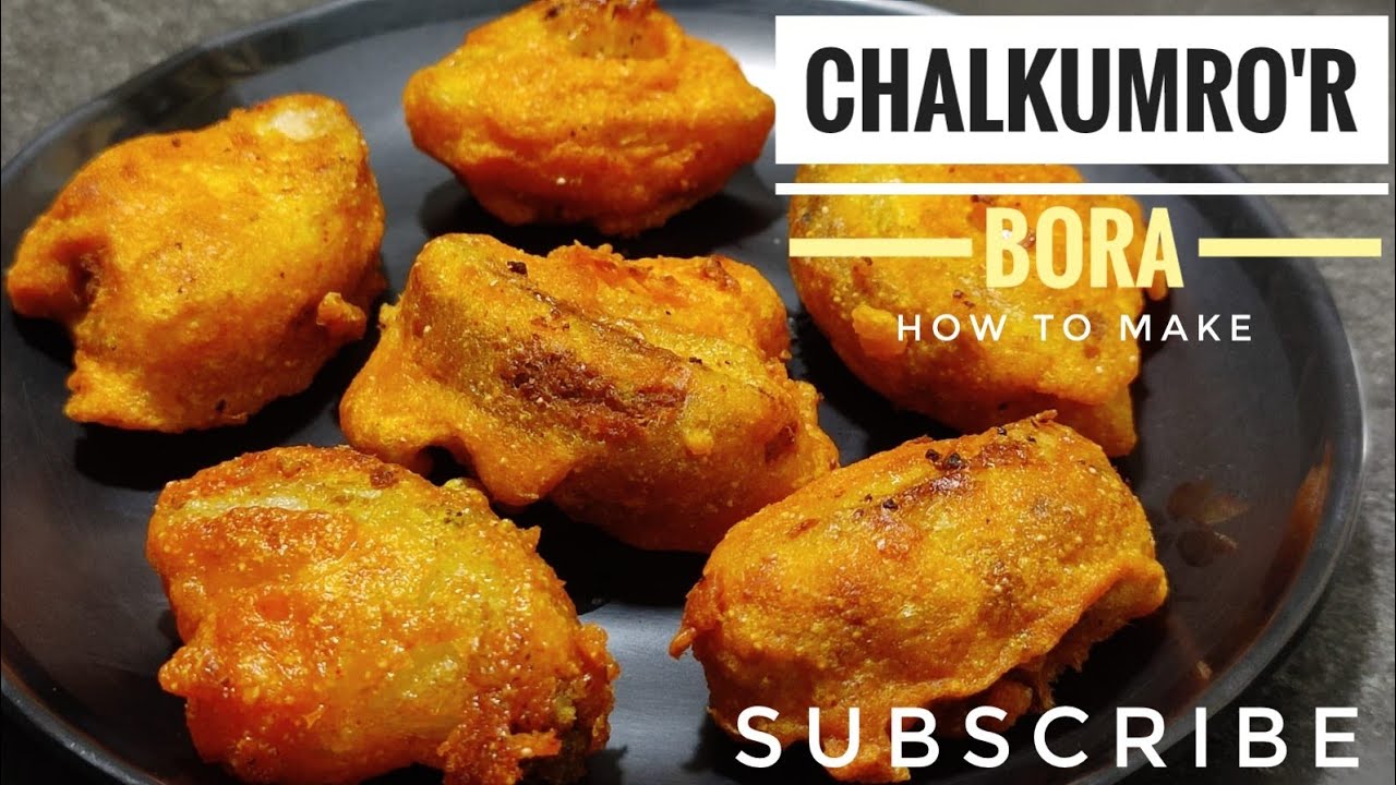 Chalkumro'r bora | Fried stuffed ash gourd | How to make - YouTube