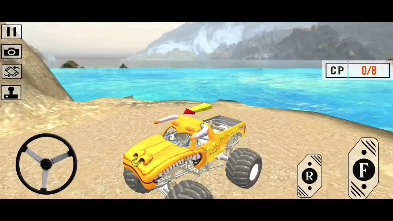 Monster Driving game play mega monster game - android Monster Truck ...