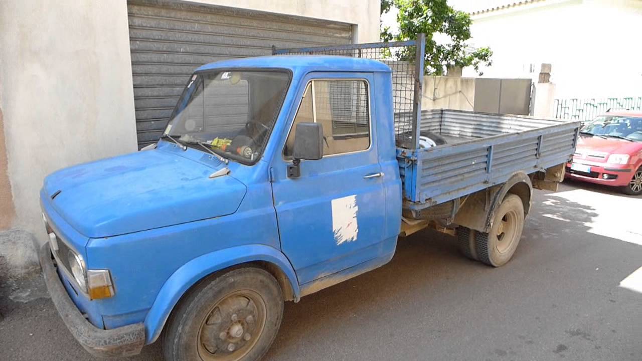 old FIAT pick up truck from the 1970ies ITALIA - YouTube