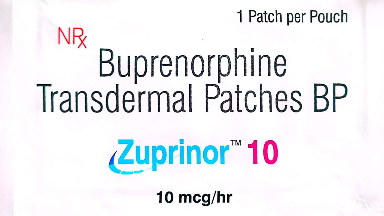 zuprinor 10(Buprenprphine transdermal patches BP) - YouTube