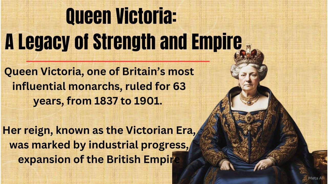 Queen Victoria: A Legacy of Strength and Empire || Learn English ...
