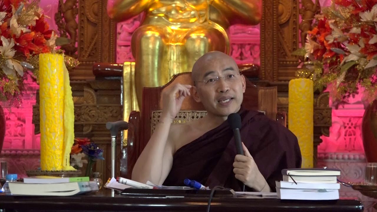 (Section 1) Giving a special lecture at Sitagu International Buddhist ...