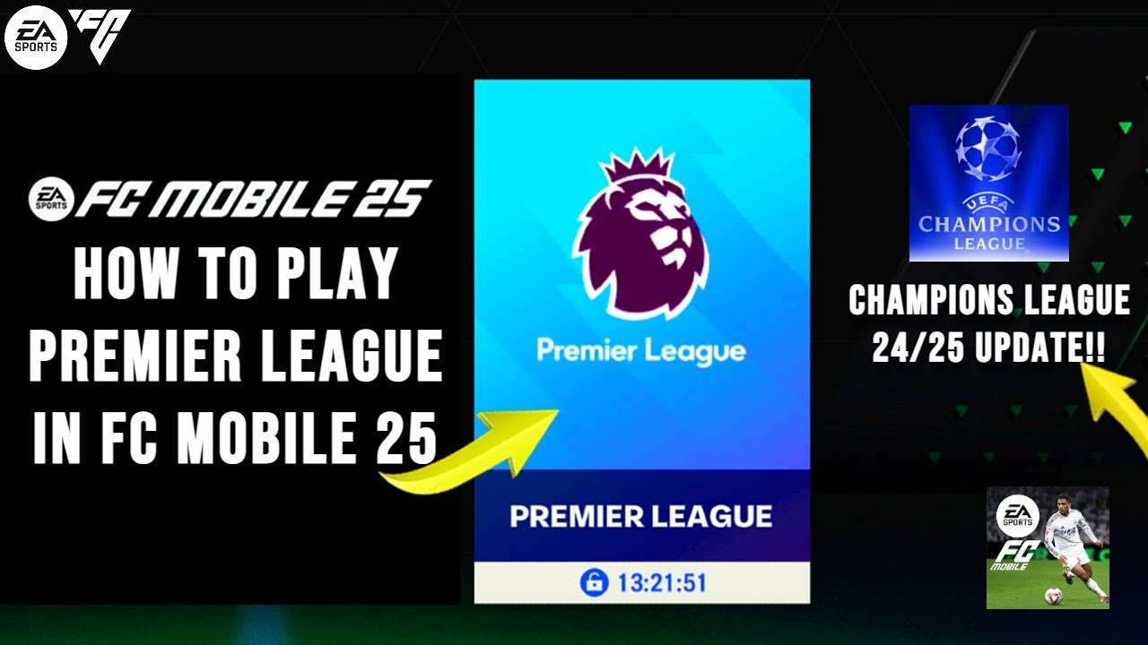 How to play Premier League in FC Mobile 25 - Premier League in FC ...