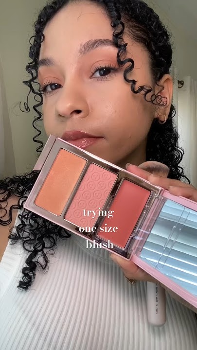 Trying the viral one size blush trio #makeupshorts #blush - YouTube