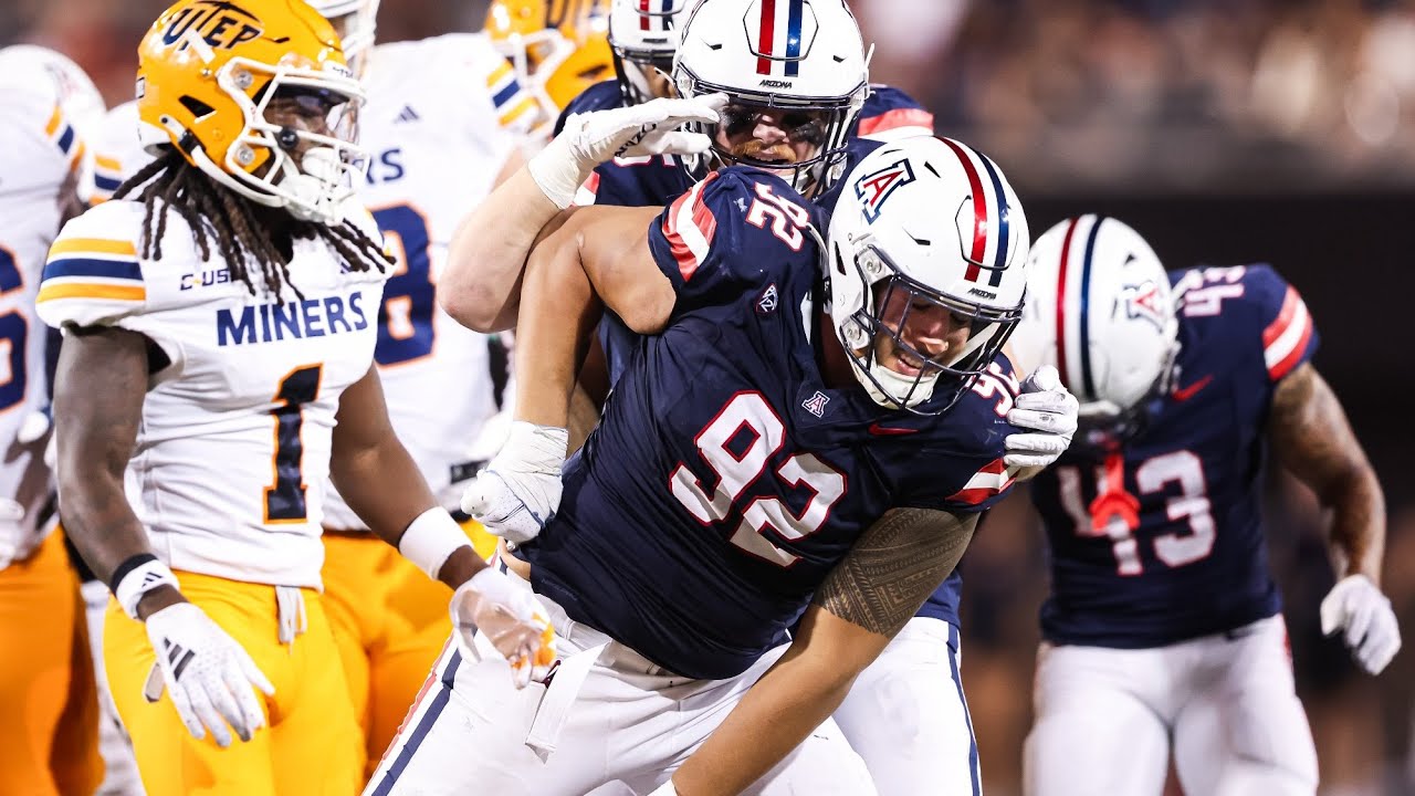 Tyler Manoa | Defensive Lineman | Arizona | 2023 Highlights | 2024 NFL ...