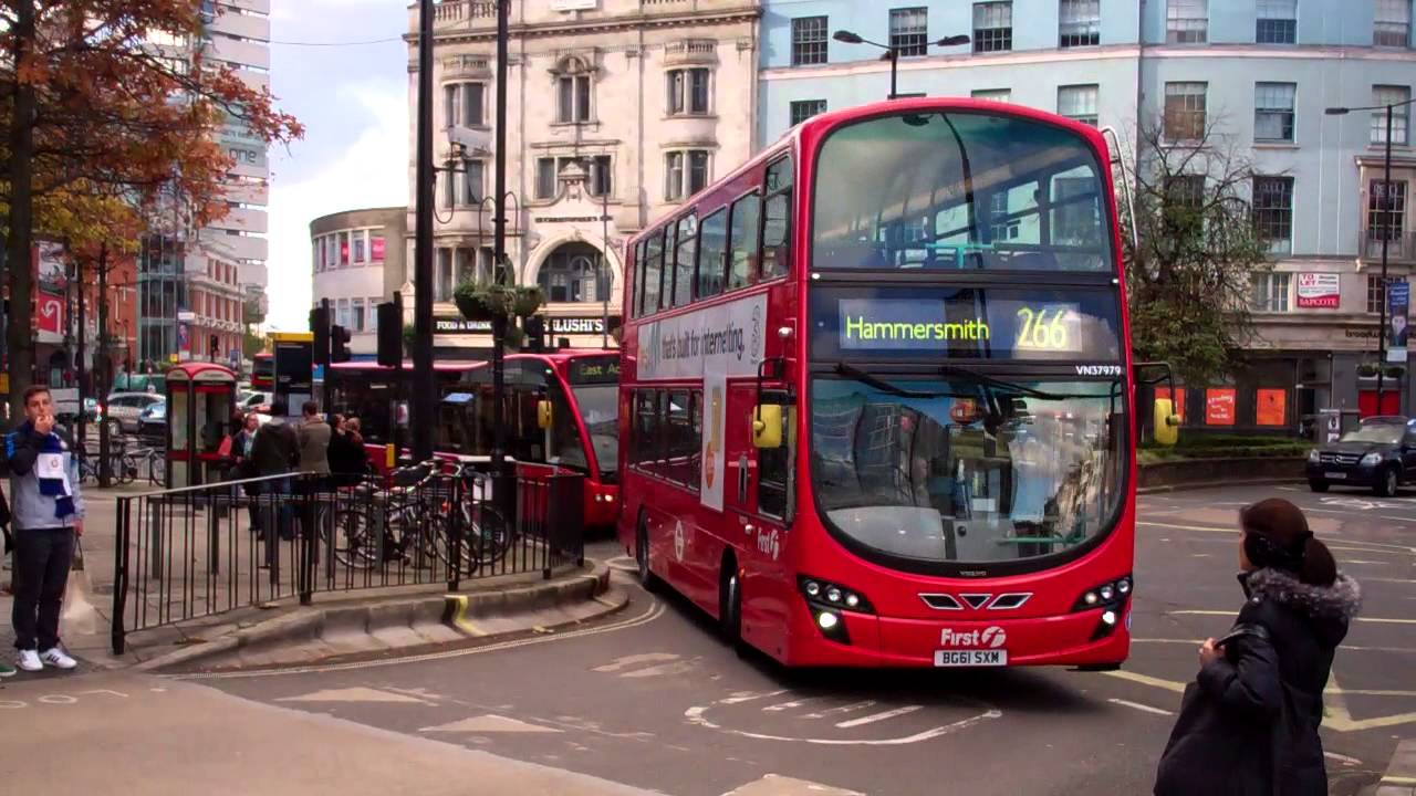 London United Route 27 SLE53 YN55NLA Scania Omnidekka - YouTube