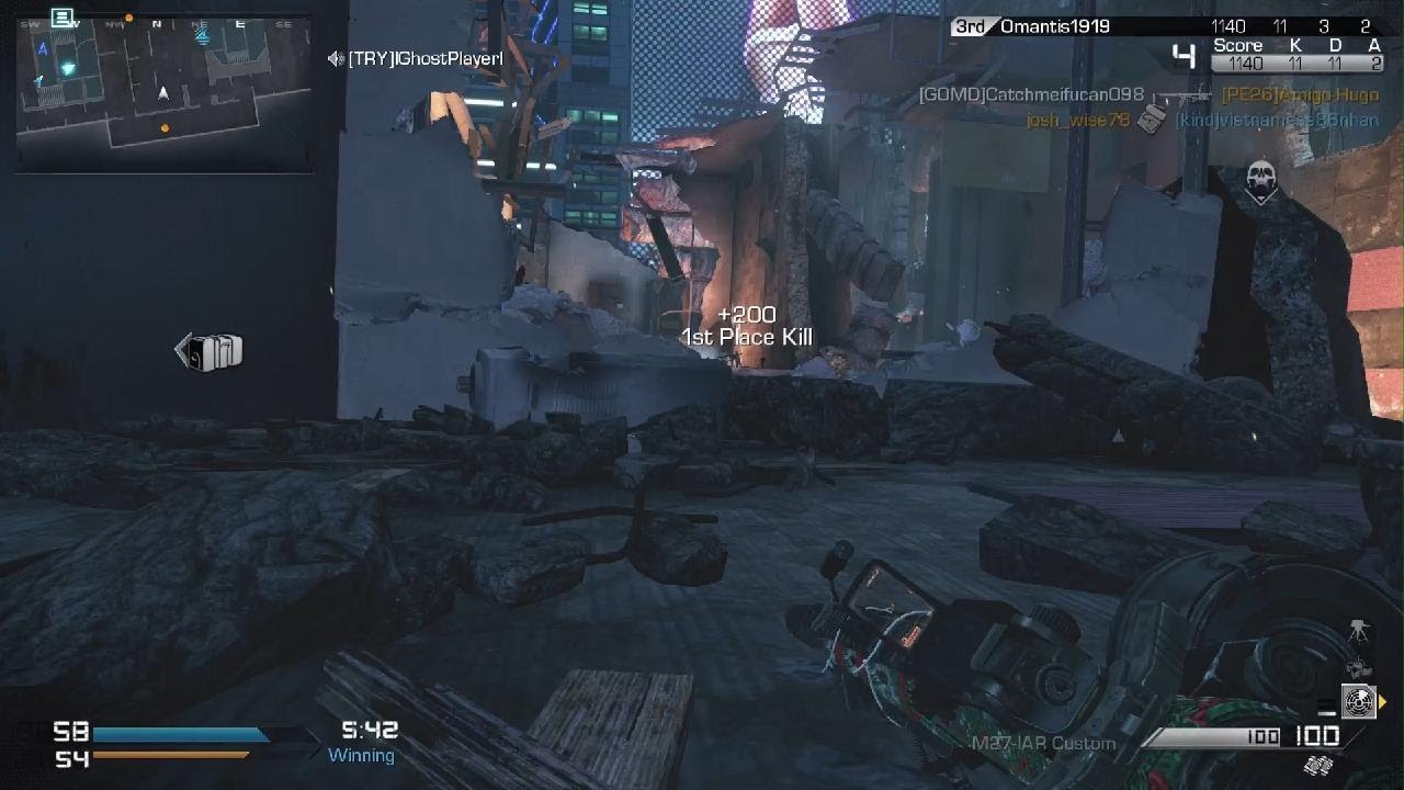 COD Ghost anti-camping and a smoke troller - YouTube