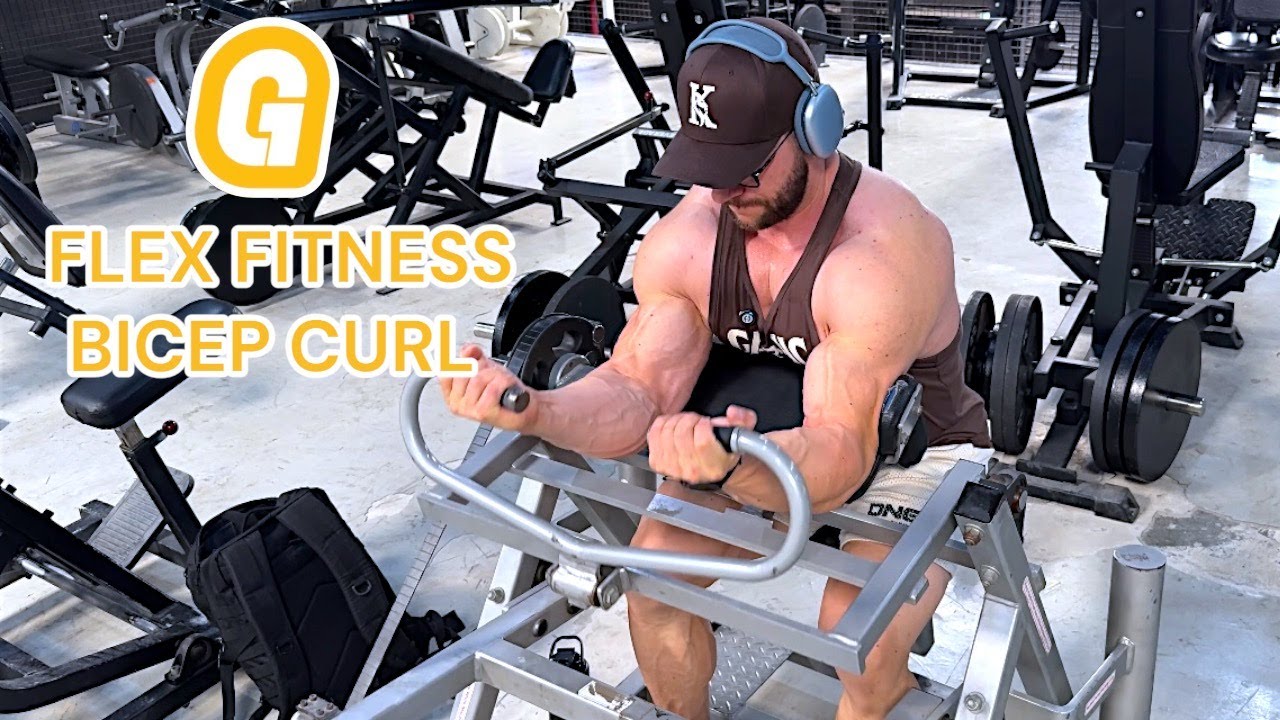 Flex Fitness Bicep Curl - YouTube