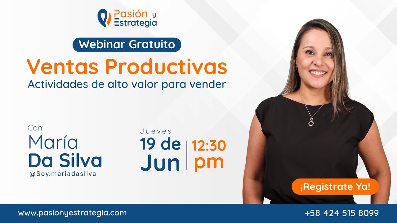 Webinar🔥 | Ventas Productivas: Actividades de Alto Valor para Vender - YouTube