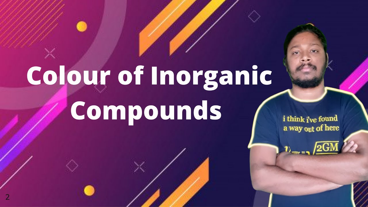 Colour of Inorganic Compounds || Analytical Chemistry - YouTube