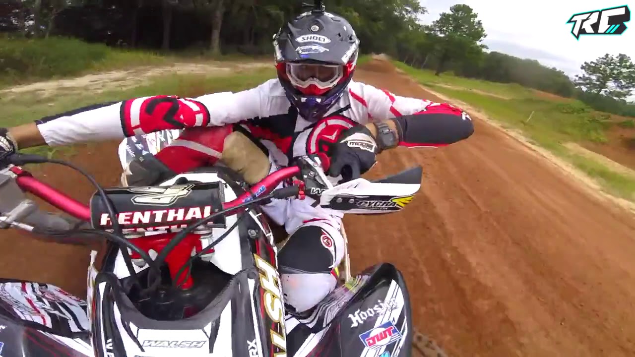 TRC ATVMX - Take a fast lap with Parker Wewerka around Alma MX Park ...