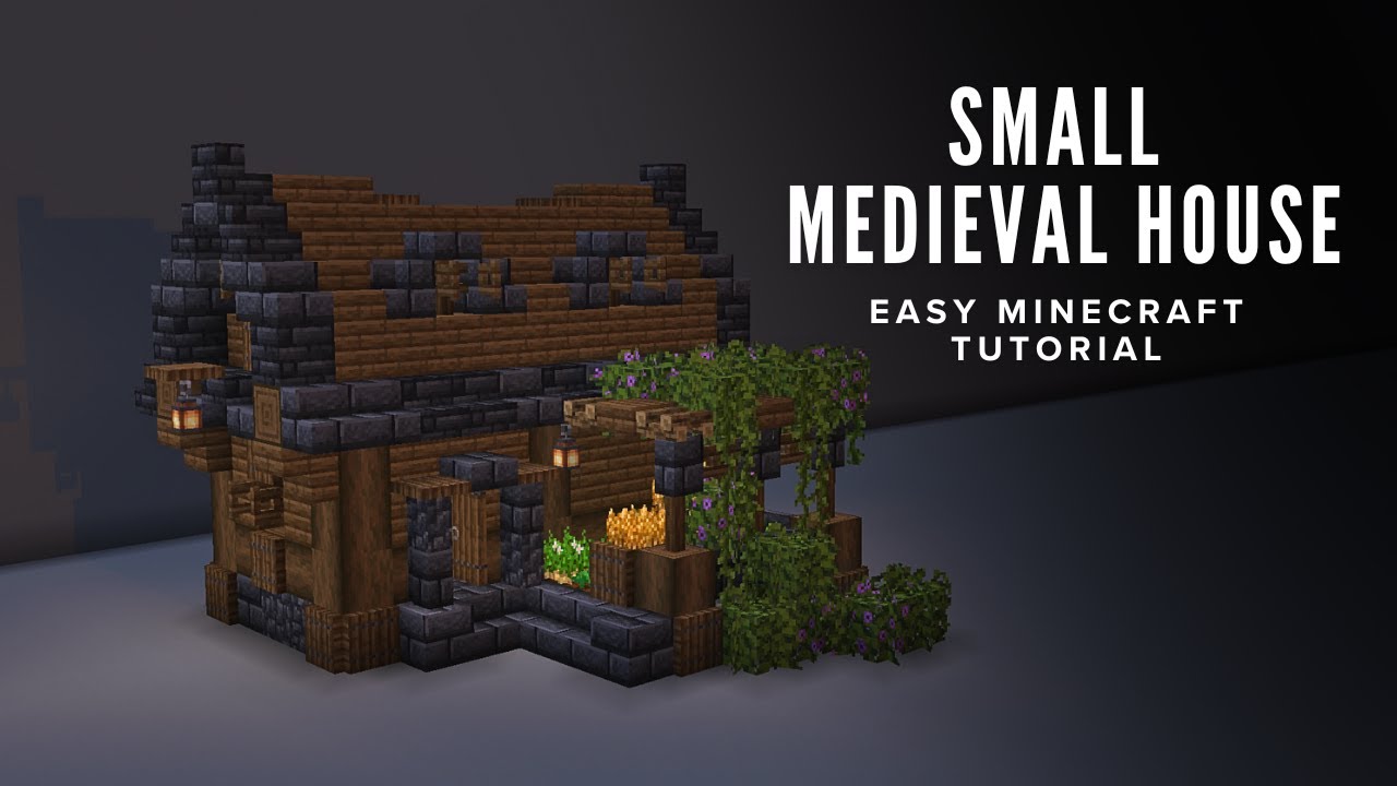Small Medieval House | Minecraft Tutorial - YouTube