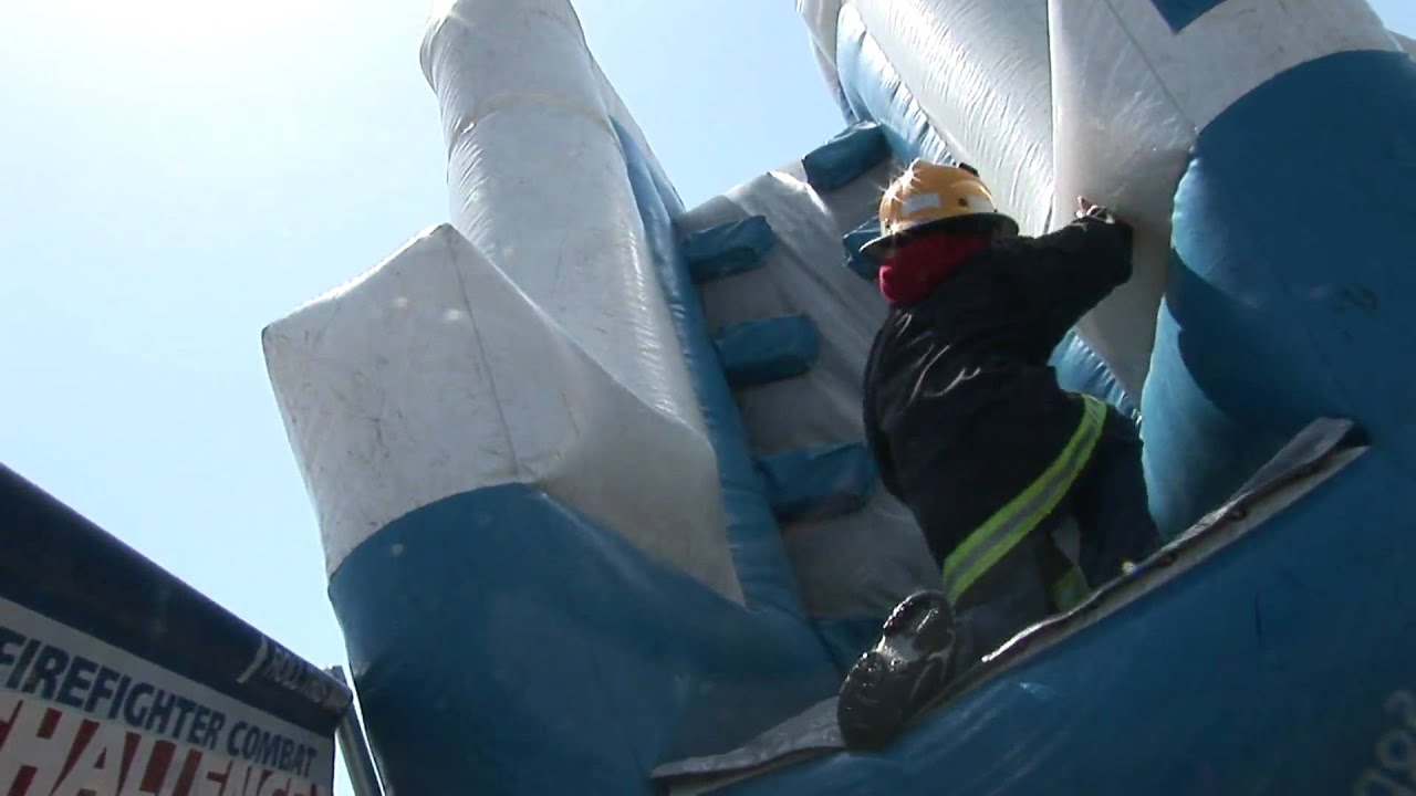 Firefighter Combat Challenge - Kid's Challenge - YouTube