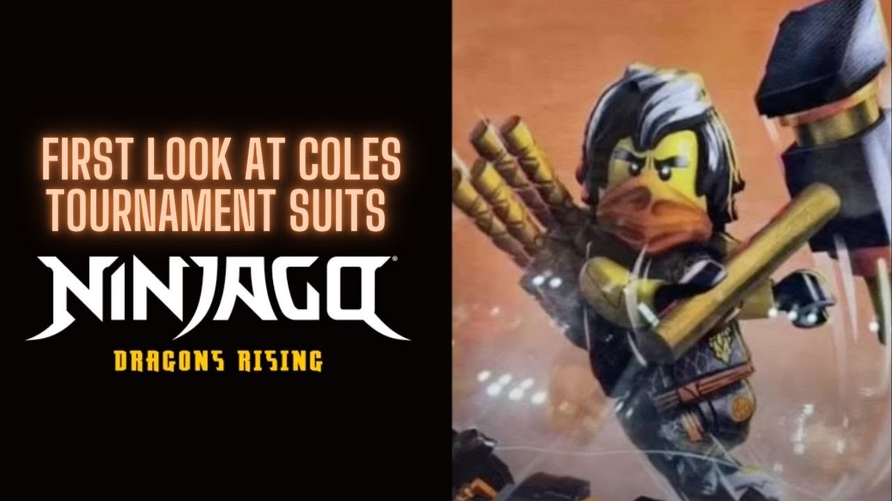 Ninjago Dragons Rising First Look At Coles Tournament Suits - YouTube