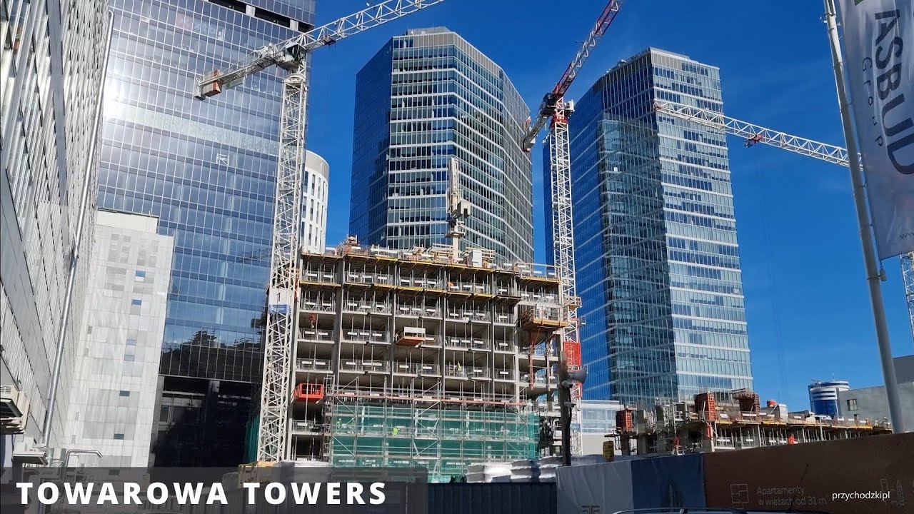 Warszawa / Warsaw Budowa Towarowa Towers / Construction of Towarowa ...