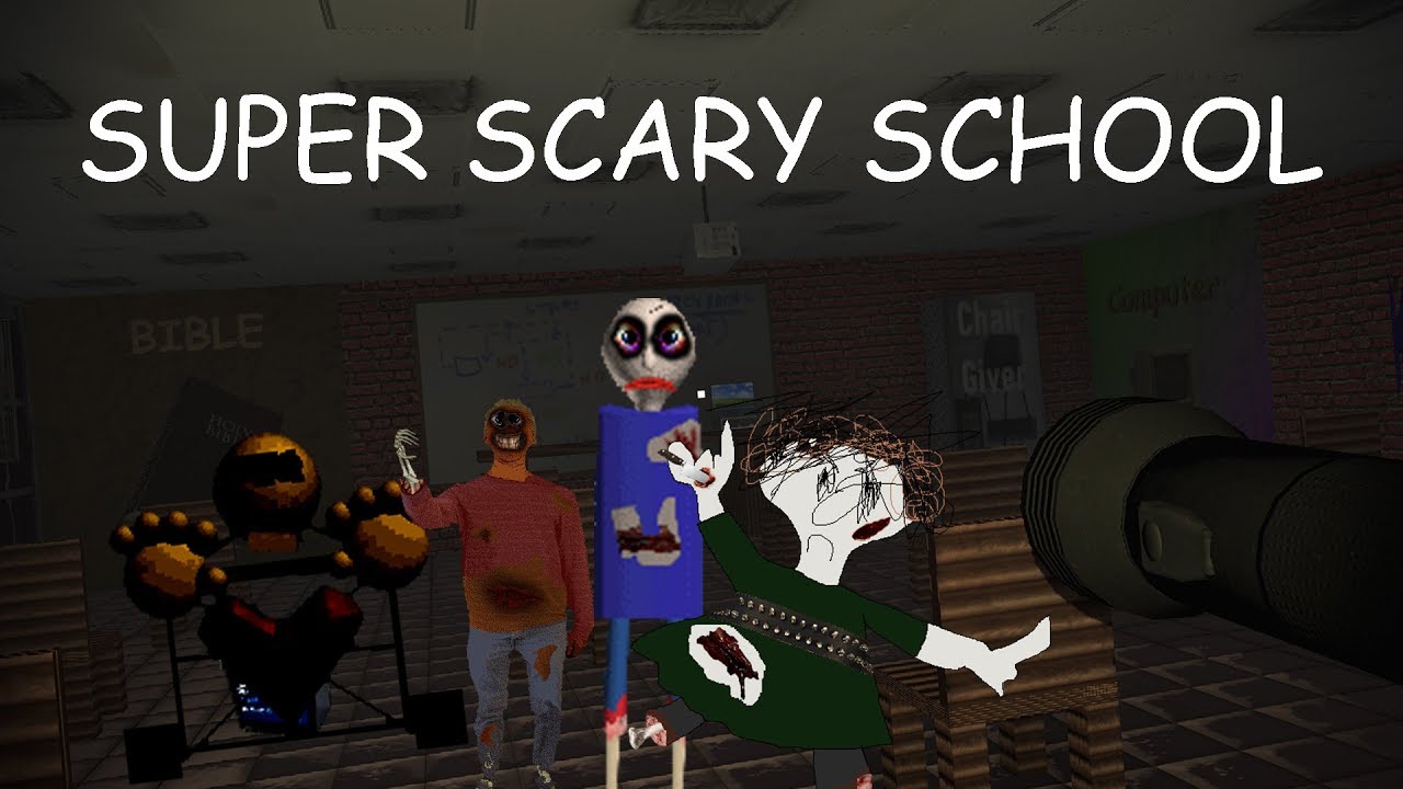 3D Blzzare School (SUPER Scary School) [Baldi Decompiled Mod] - YouTube