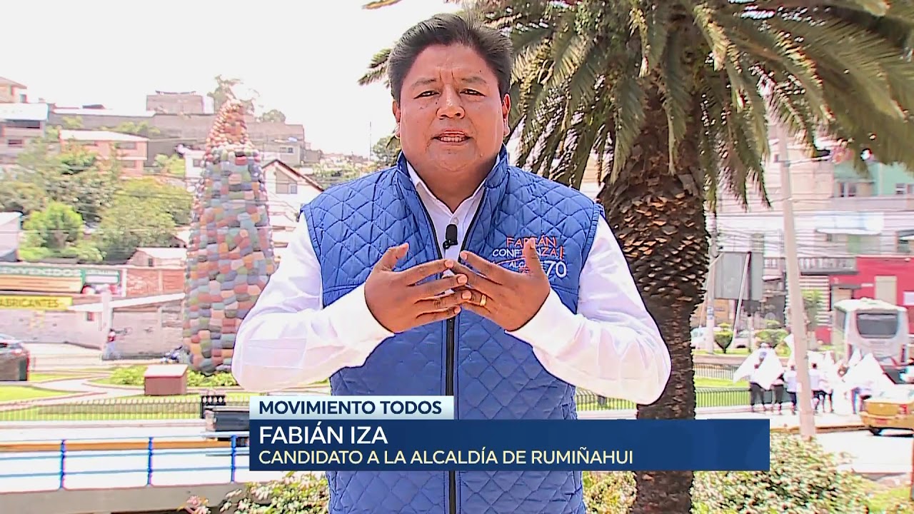 FABIAN IZA-CANDIDATO A LA ALCALDIA RUMIÑAHUI | Ecuavisa - YouTube