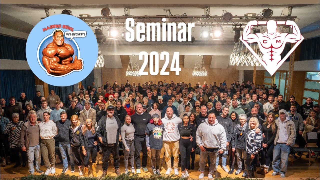 Jahresabschluss-Seminar 2024 / Bodybuilding Talk mit Markus Rühl, 2x ...
