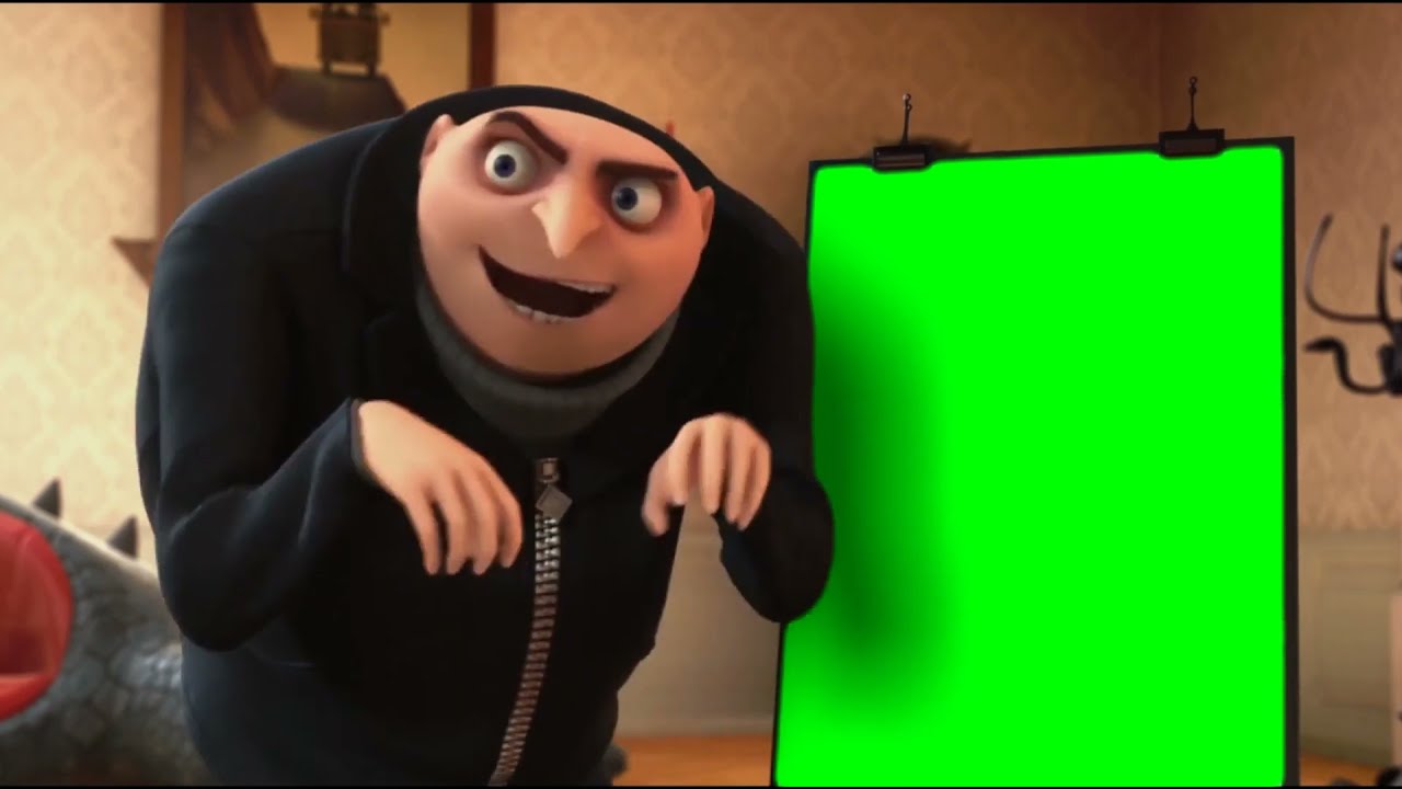 Gru's plan green screen - YouTube