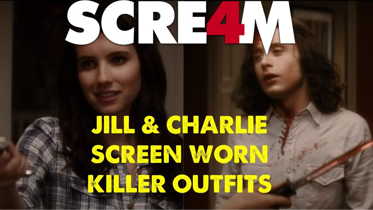 Scream 4 Charlie and Jill Hero Screen Matched Finale Wardrobe! - YouTube
