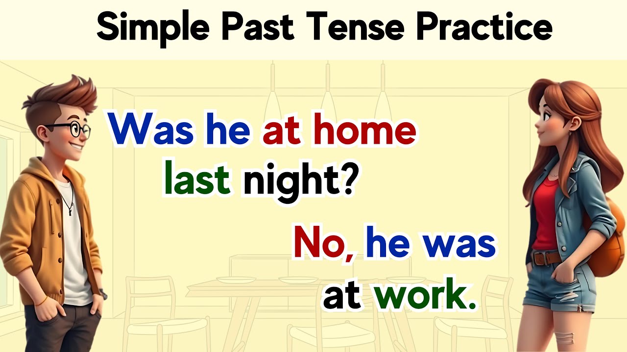 English Conversation Practice for Beginners |Simple Past Tense Practice ...